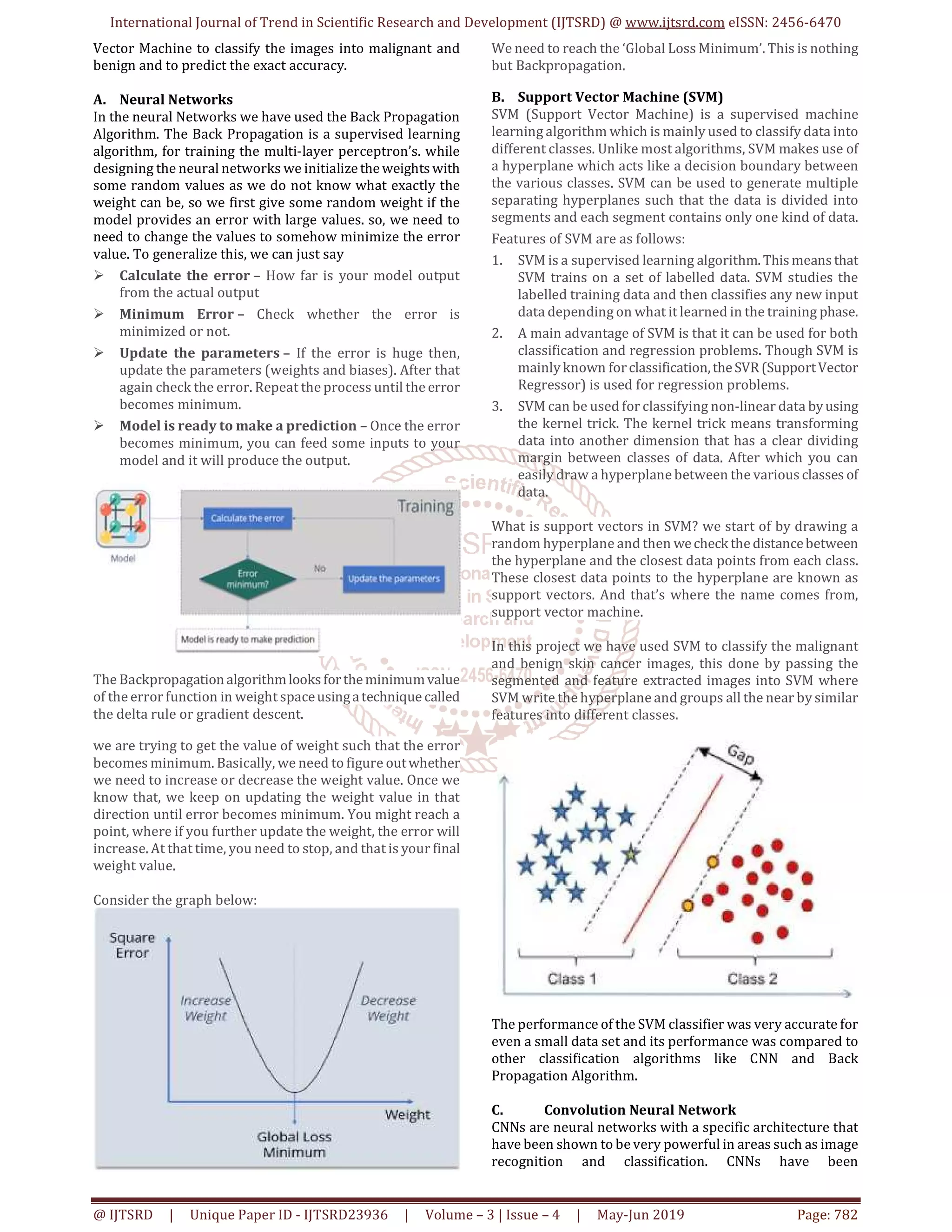 Melanoma Skin Cancer Detection using Image Processing and Machine Learning | PDF