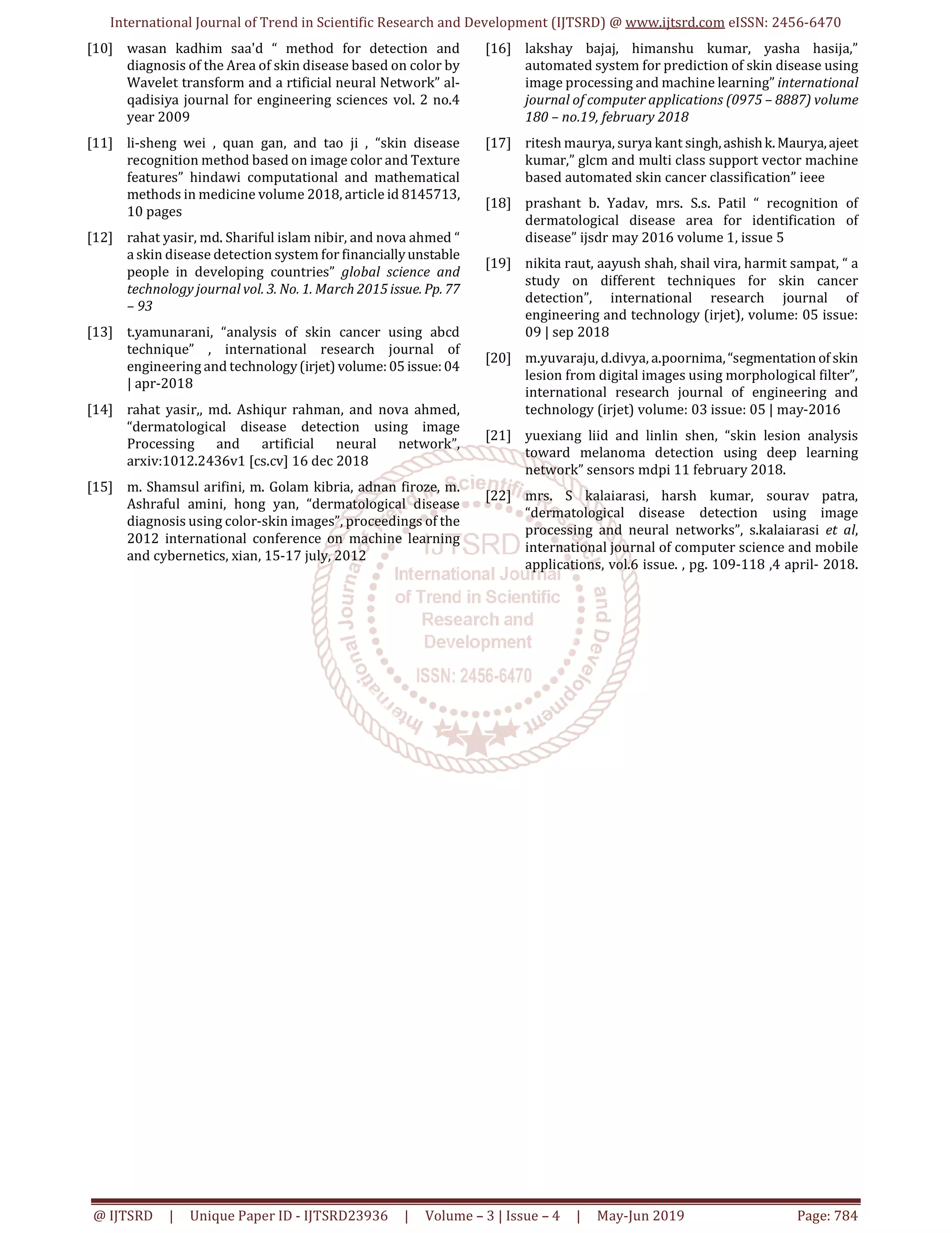 Melanoma Skin Cancer Detection using Image Processing and Machine ...