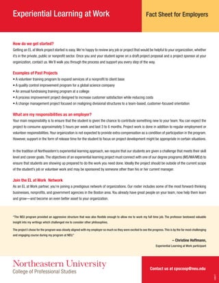 CPS Co-op ExpLearning at Work_Employer | PDF