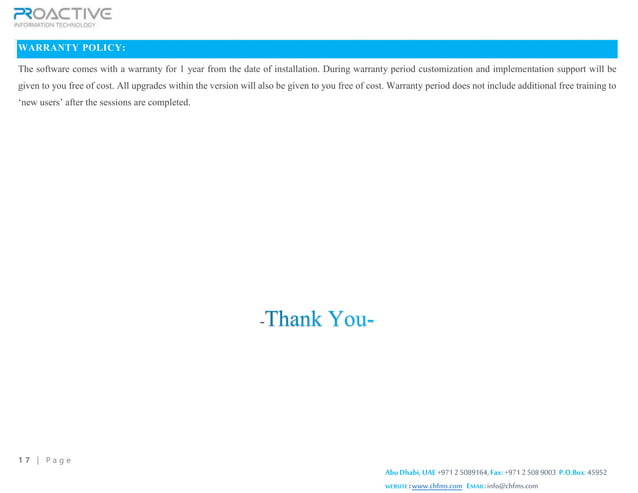 Proactive ERP Overview | PPT