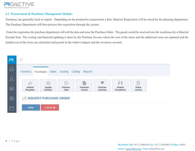 Proactive ERP Overview | PPT
