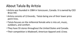 Talula Fall 2016 Amber and Sandra.pptx