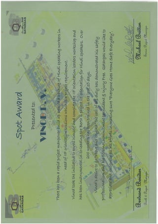 10.SPOT AWARD-IIF QG | PDF