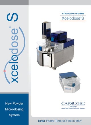 xcelodose_s_precision_powder_micro_dosing_system | PDF