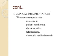 use of computers in community pharmacy | PPTX