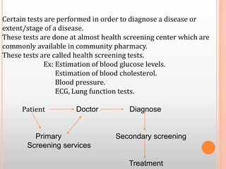 HEALTH SCREENING SERVICES | PPTX
