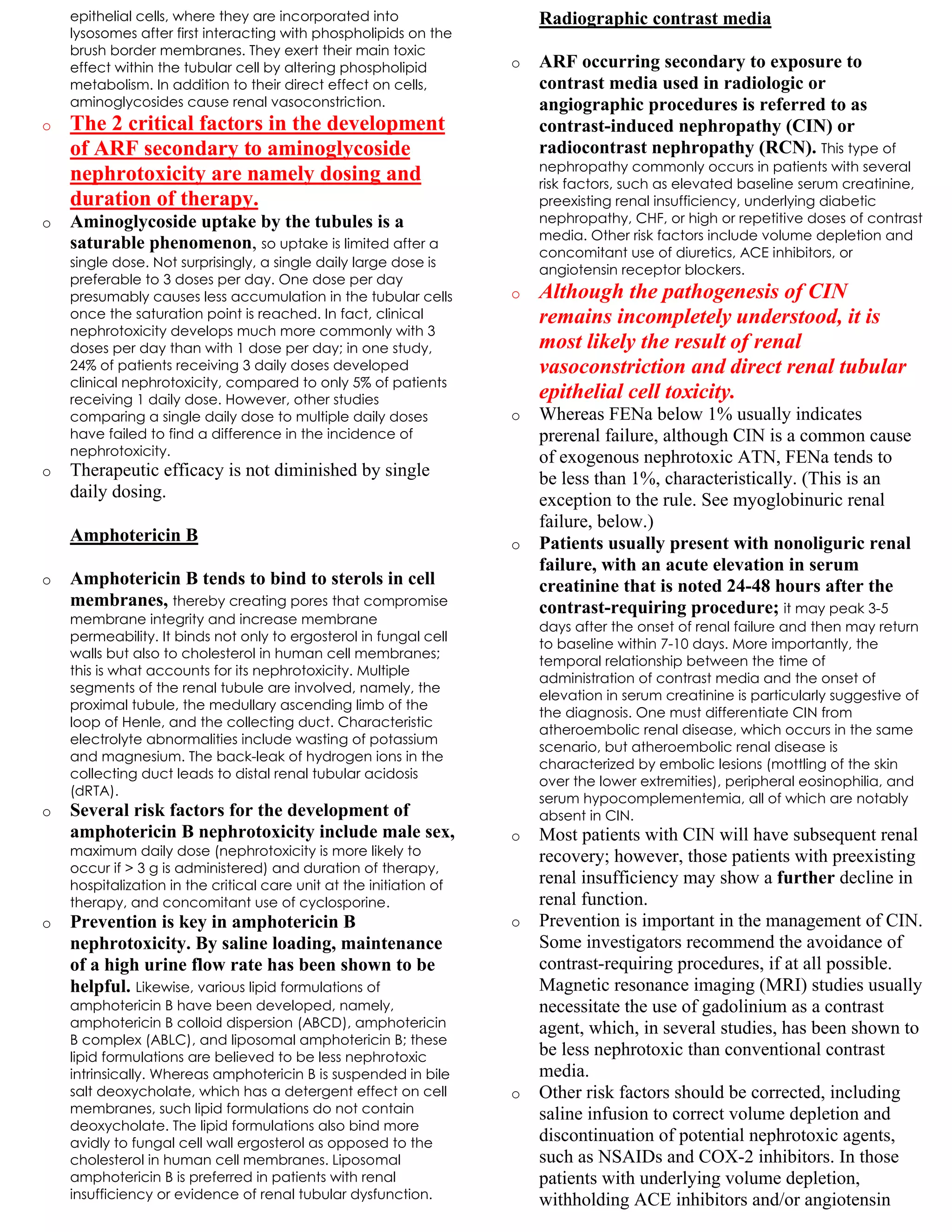 Acute Tubular Necrosis | PDF