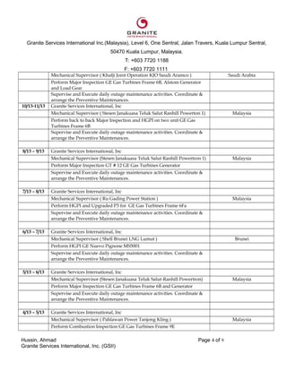 CV - Hussin Bin Ahmad | PDF