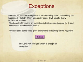 14a exceptions | PPTX | Programming Languages | Computing