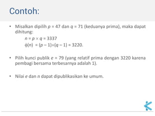 Kriptografi - Algoritma RSA | PDF