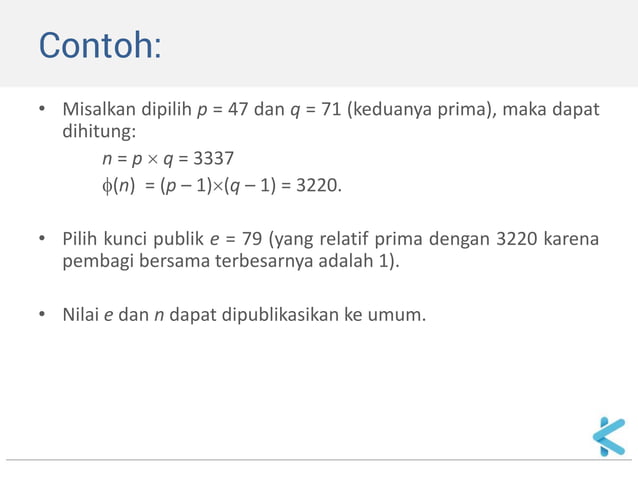 Kriptografi - Algoritma RSA | PDF