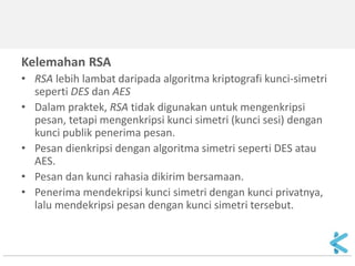 Kriptografi - Algoritma RSA | PDF