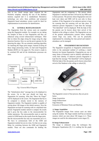Attendance Monitoring System of Students Based on Biometric and GPS Tracking System | PDF ...