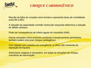 16ª aula choque e hemorragias Silvio | PPT