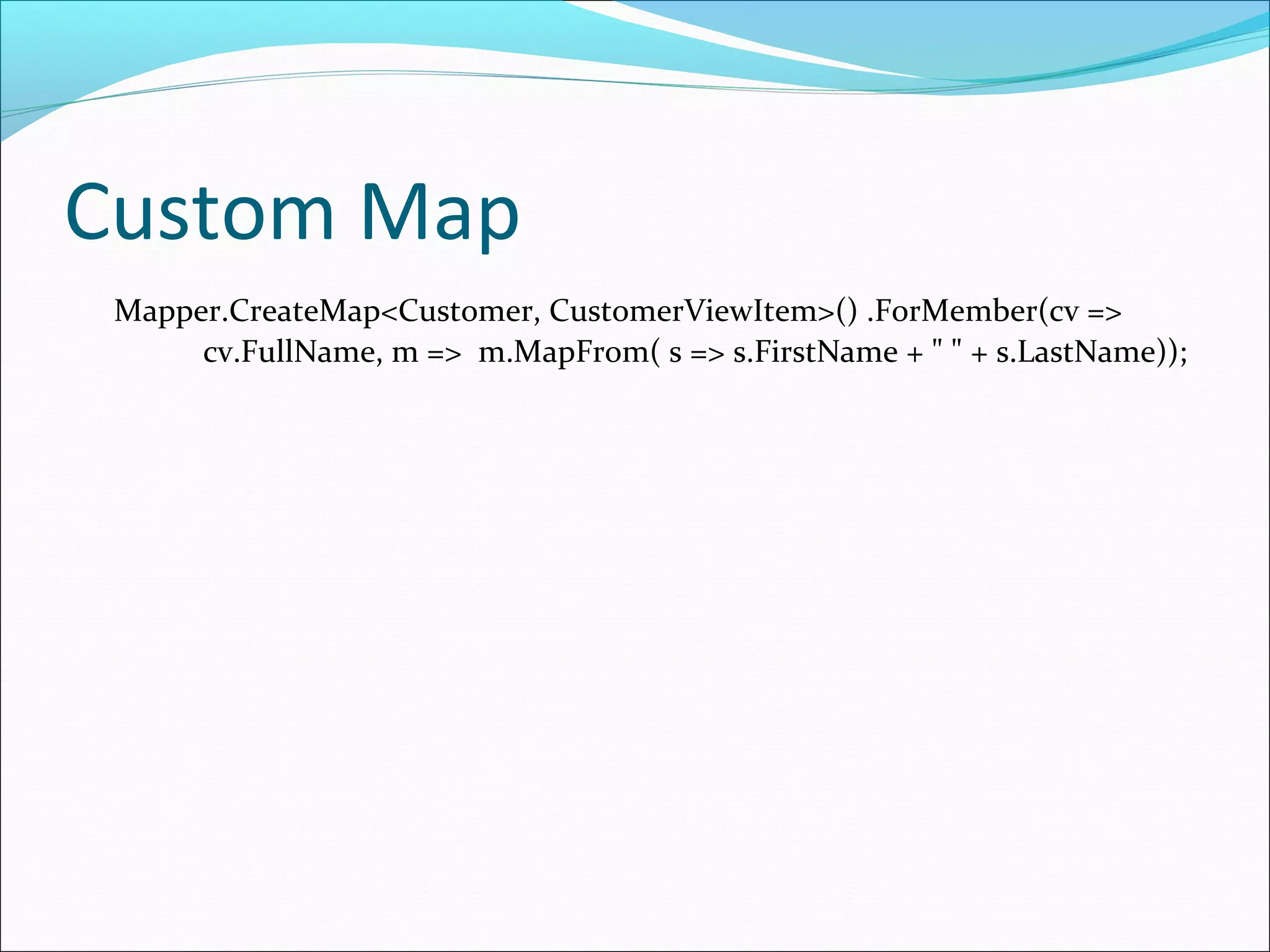 16 auto mapper | PPT
