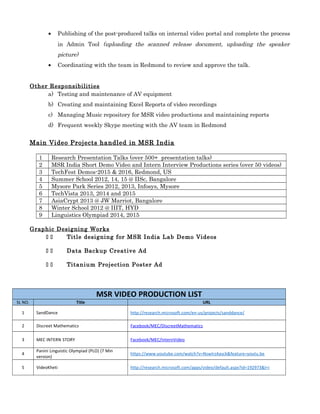VYSHAK JAIN - CV | PDF