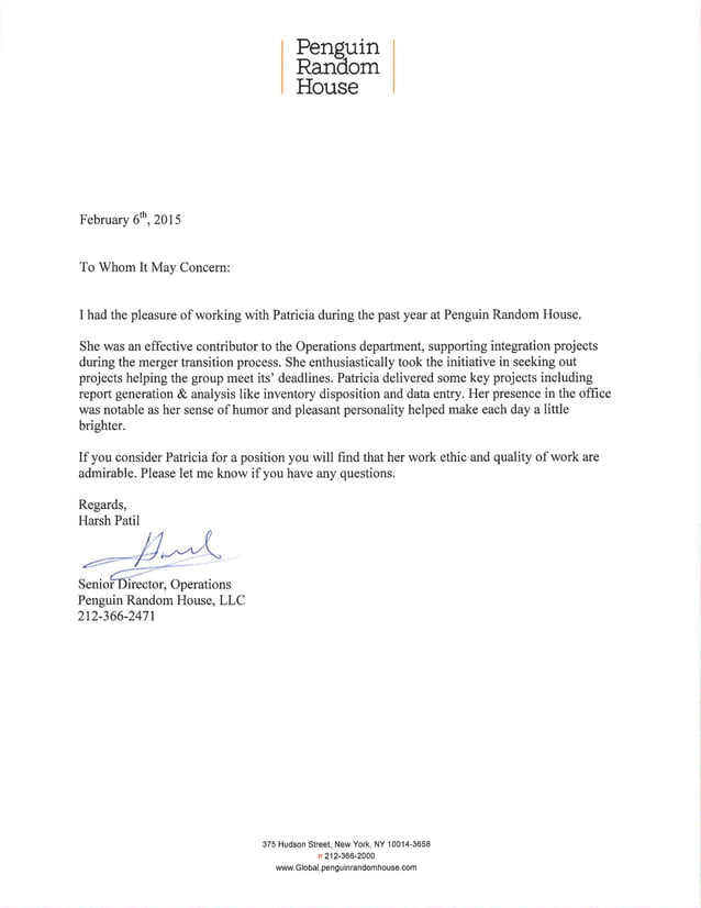 letter from Harsh | PDF