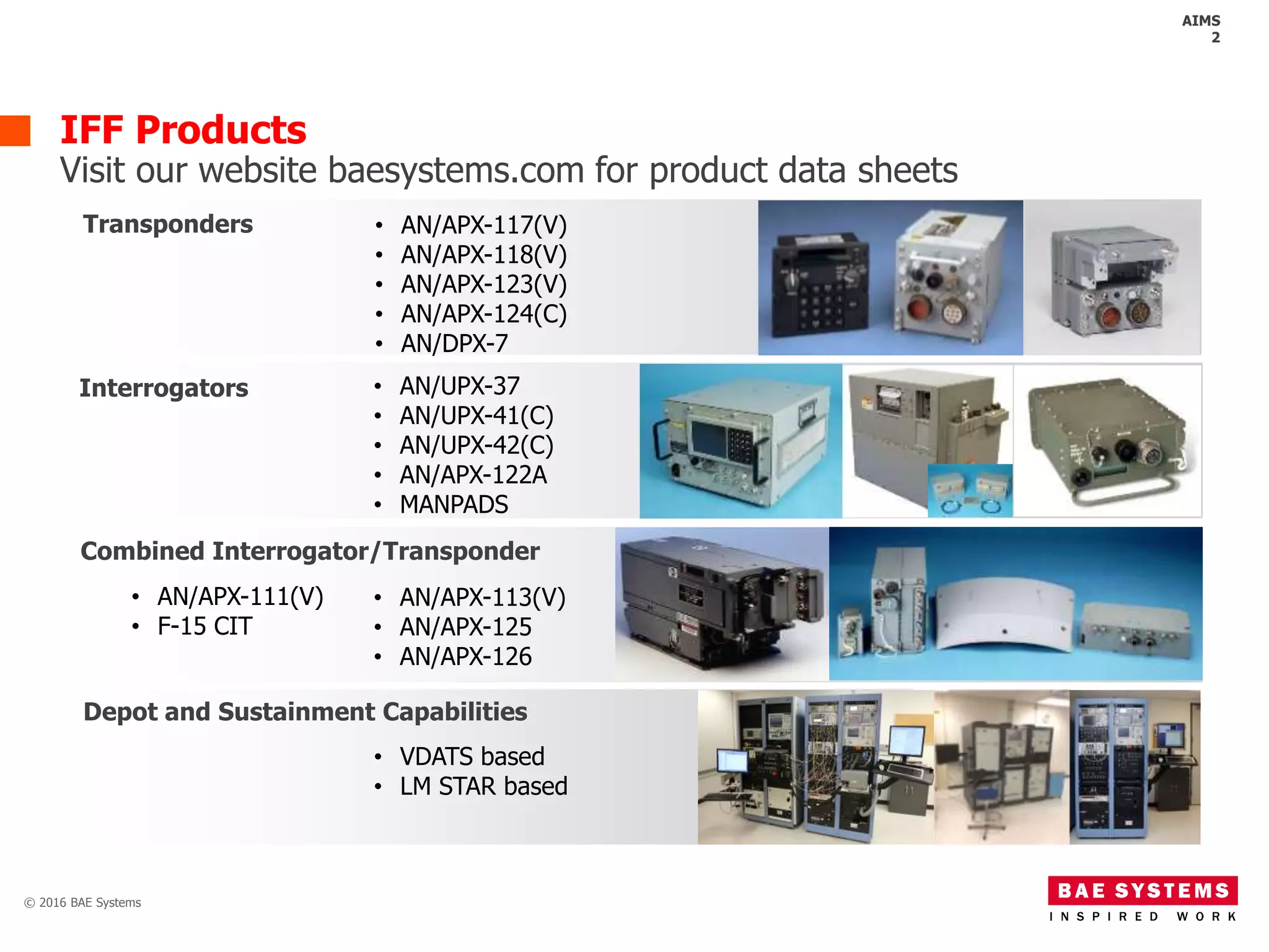 BAE Systems IFF Program Overview | PPTX