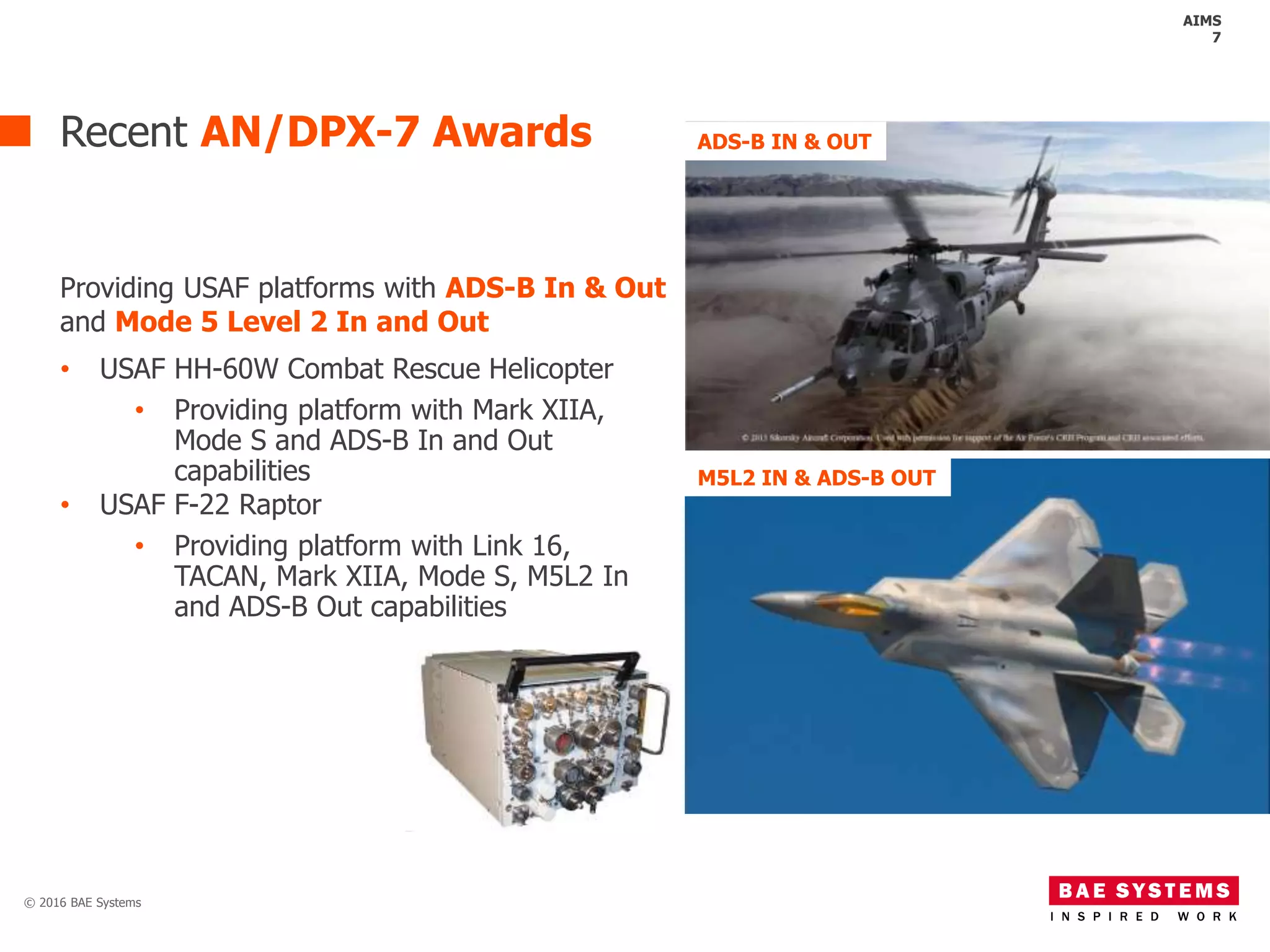 BAE Systems IFF Program Overview | PPTX