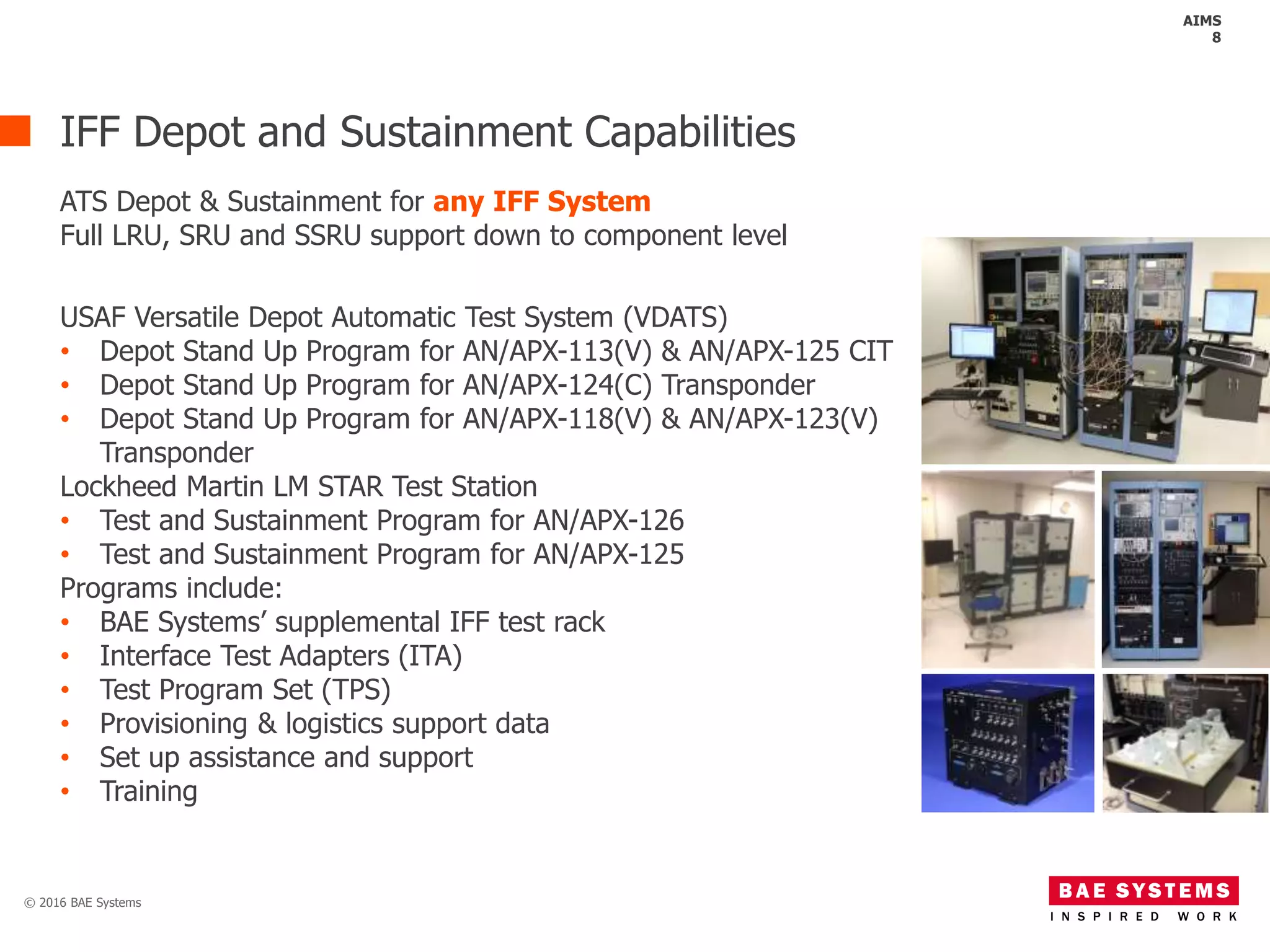 BAE Systems IFF Program Overview | PPTX