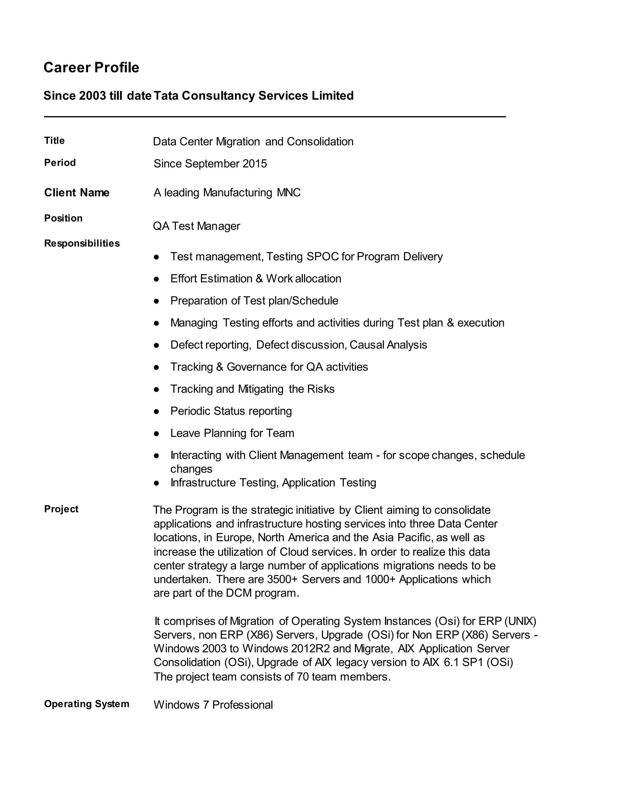 Resume_SushilJalan | DOCX | Operating Systems | Computer Software and Applications