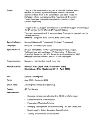 Resume_SushilJalan | DOCX | Operating Systems | Computer Software and Applications