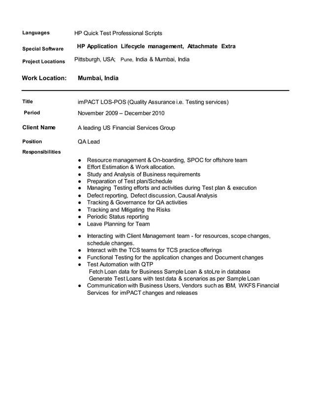 Resume_SushilJalan | DOCX | Operating Systems | Computer Software and Applications