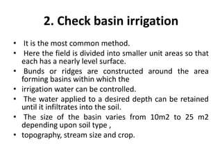 choosing an irrigation methods | PPTX