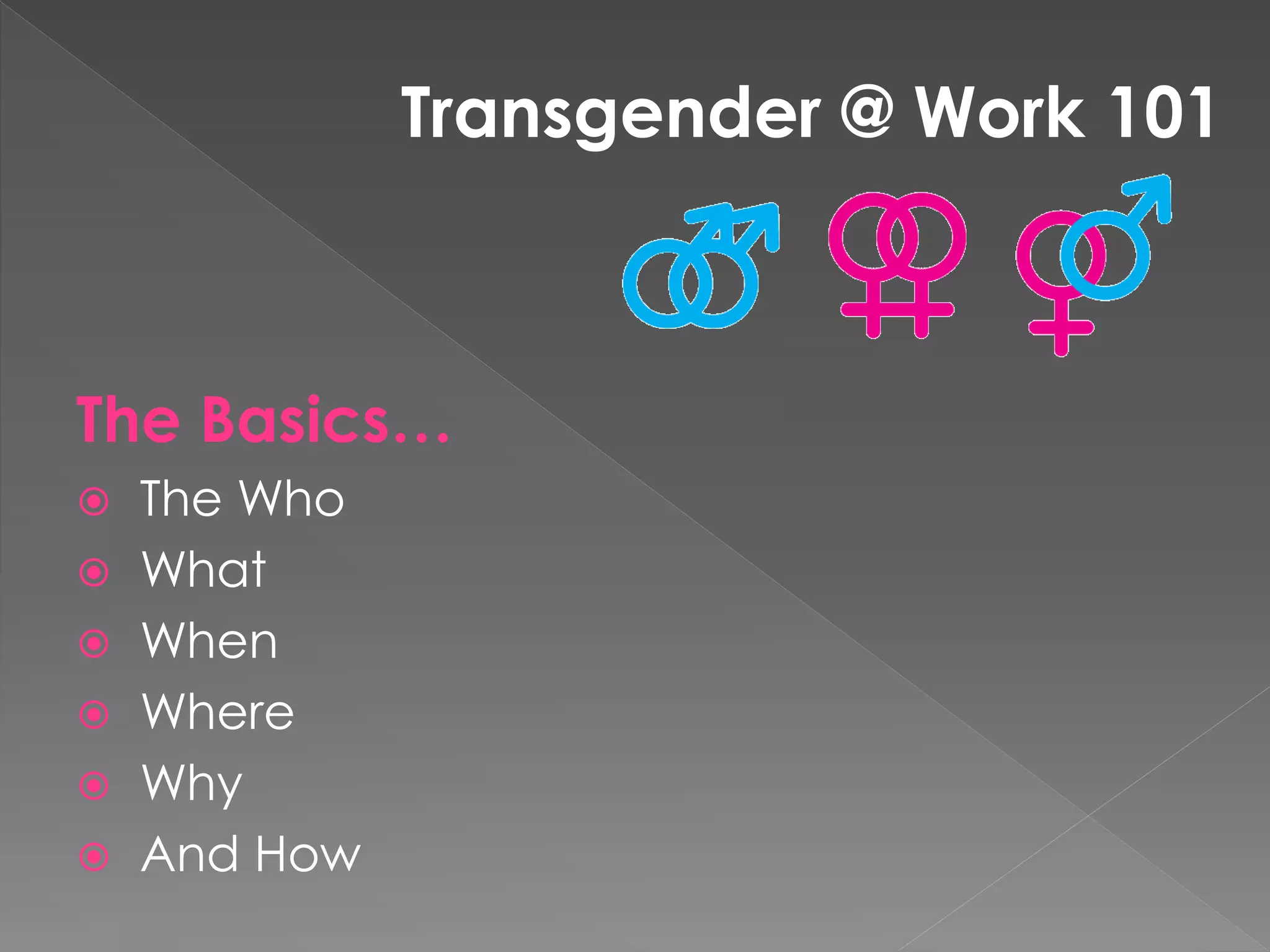 Transgender at Work June2015 | PDF