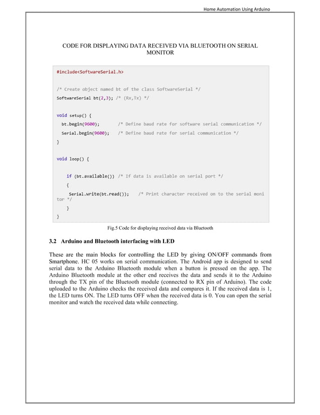 Home Automation Using Arduino Uno And Hc 05 Pdf
