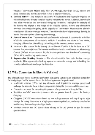 Report on simulation and analysis of converters for electric vehicles | PDF
