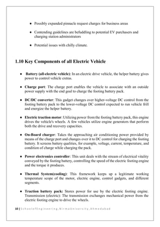 Report on Studies of Electric Vehicle Technologies | PDF