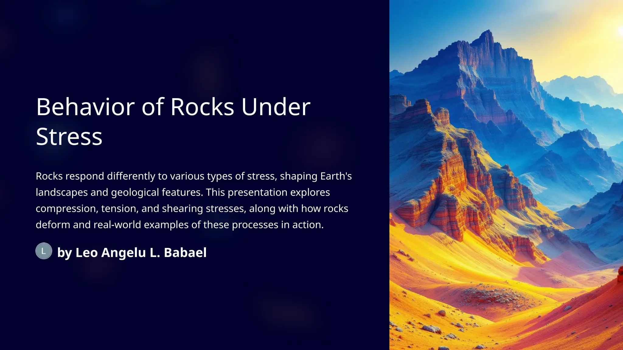 Science: 16 Behavior-of-Rocks-Under-Stress.pptx