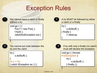14b exceptions | PPTX | Programming Languages | Computing