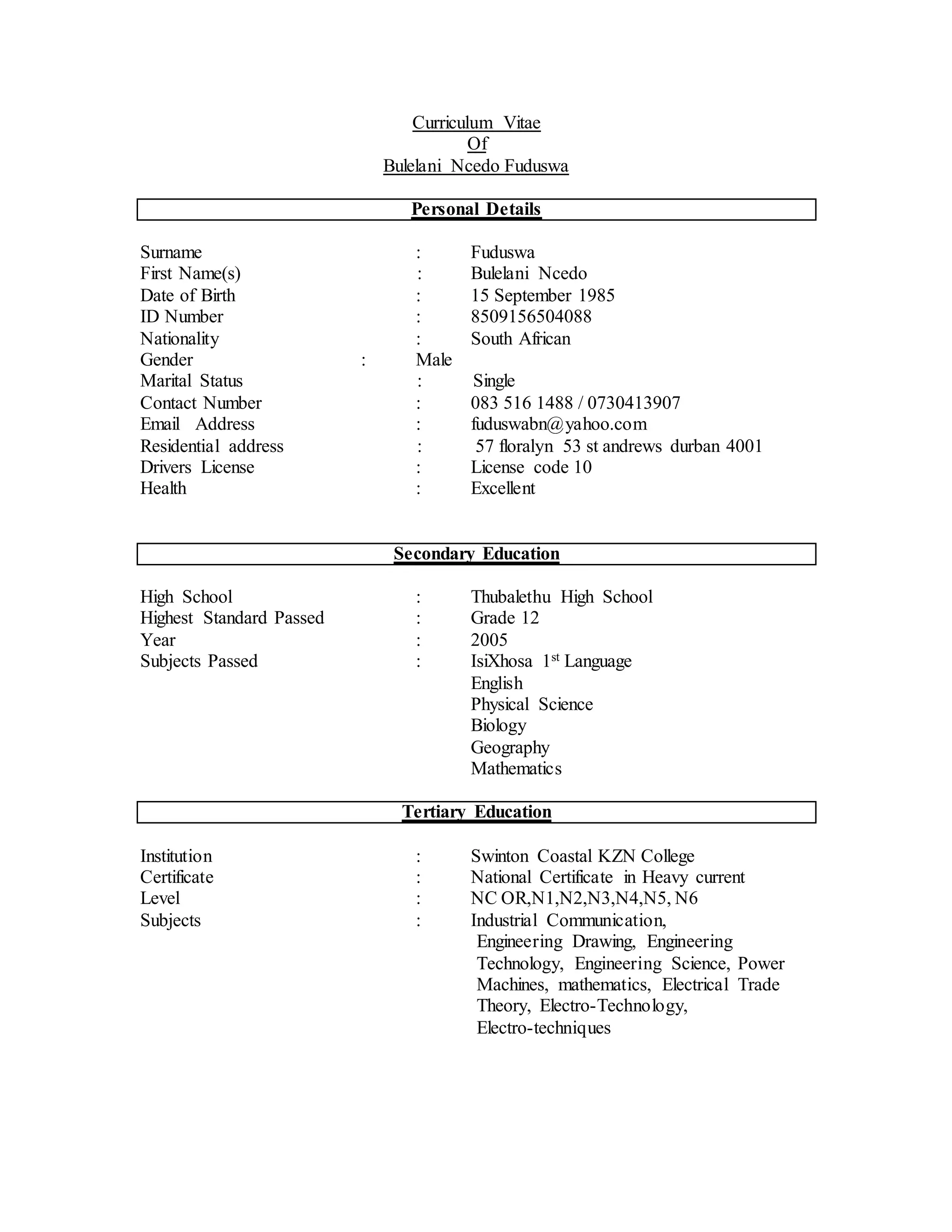 Resume | DOCX | Education