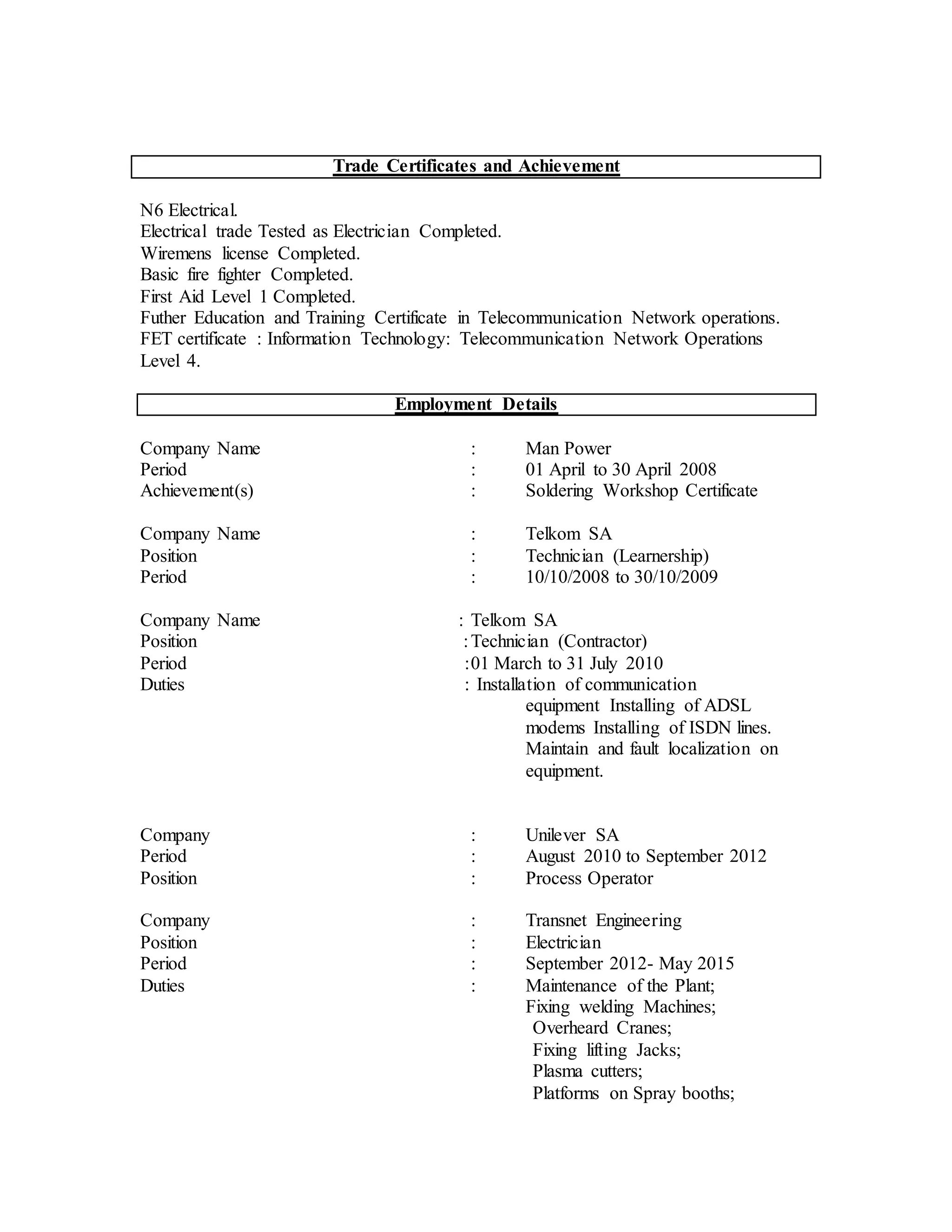 Resume | DOCX | Education