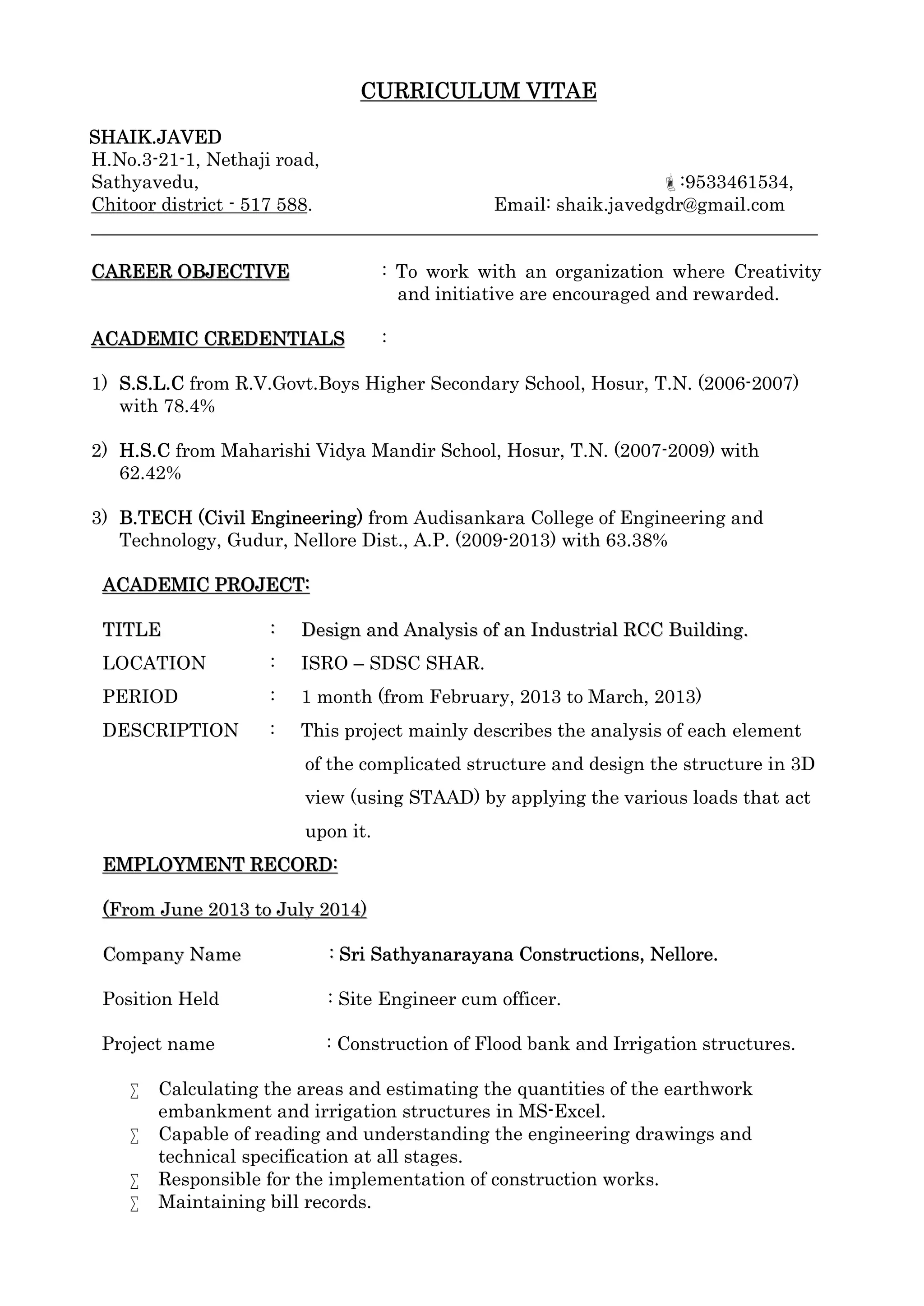 Javed_Resume_new[1] | PDF