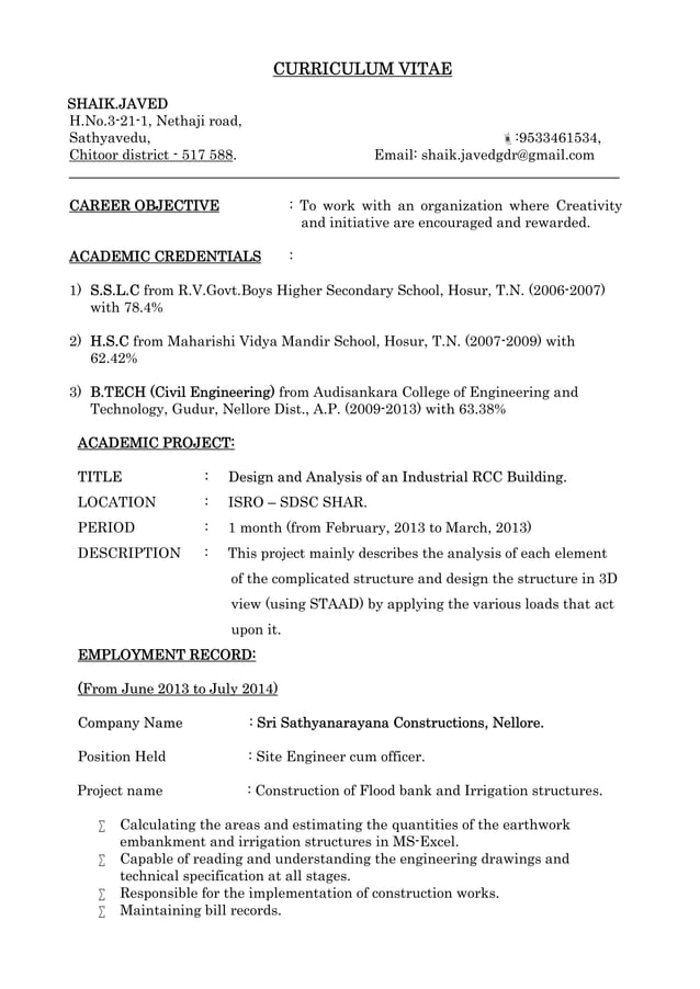 Javed_Resume_new[1] | PDF