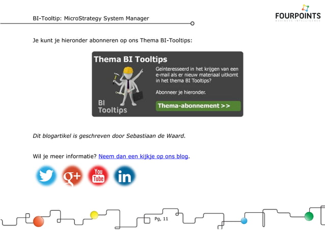 16. BI-Tooltip: MicroStrategy System Manager | PDF | Databases | Computer Software and Applications