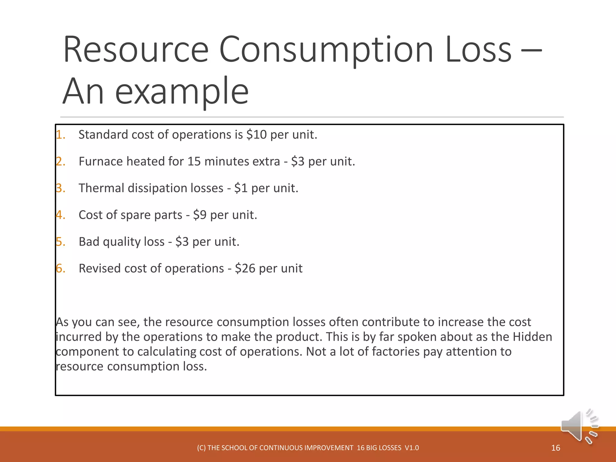 16 big losses for manufacturing and services | PPTX