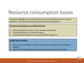 16 big losses for manufacturing and services | PPTX