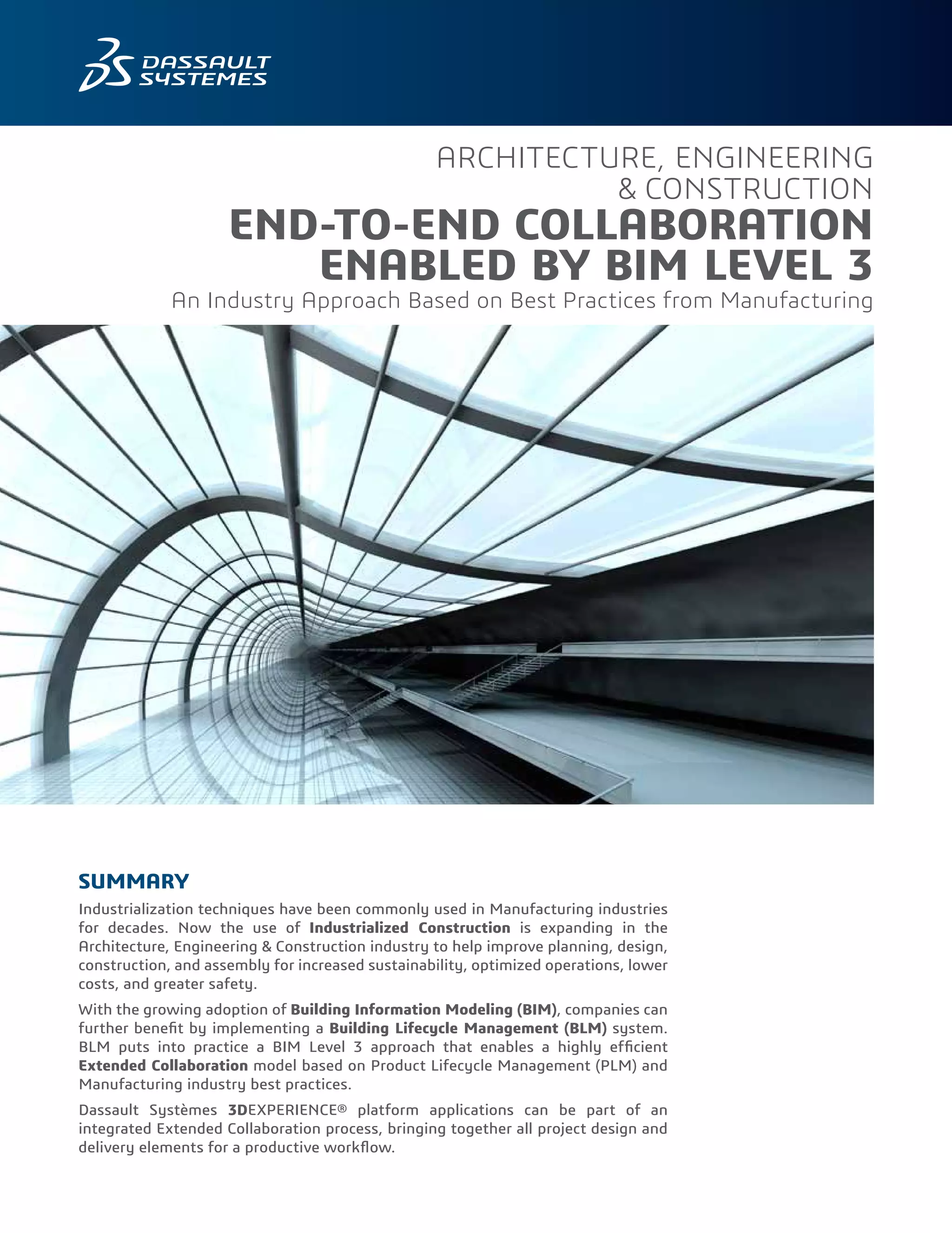 end-to-end-collaboration-enabled-by-bim-level-3-white-paper-aec | PDF