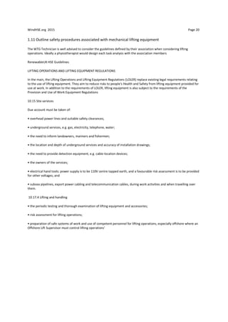 Guideline for the Chartered Certification WTSR of Wind Turbine Service ...