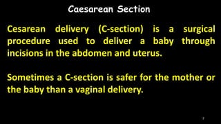 Casarean section | PPTX