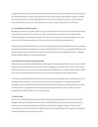 16 cara menggunakan bahasa tubuh yang baik | PDF