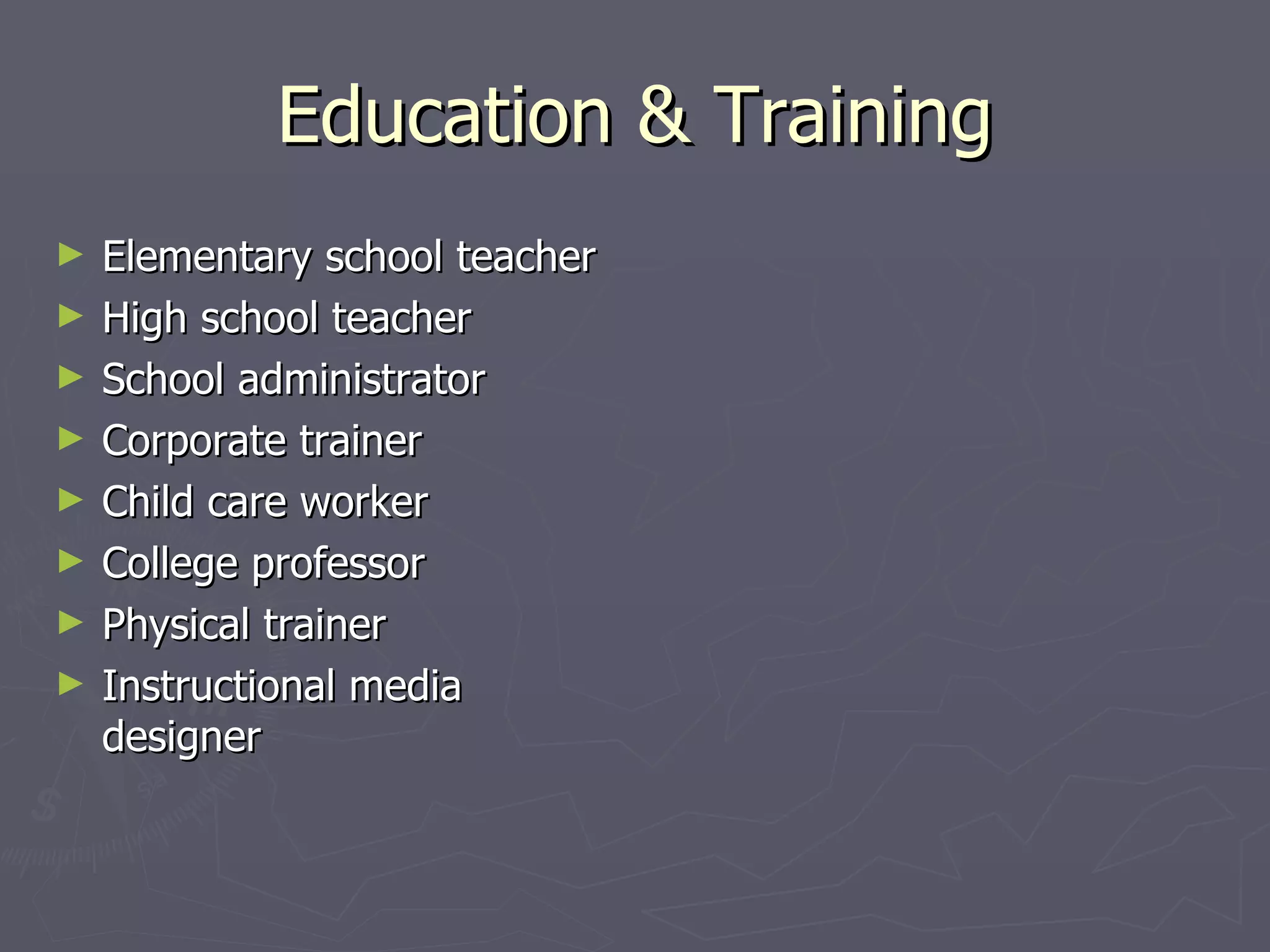 16 Career Clusters | PPT