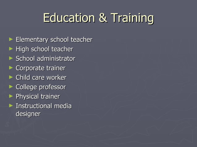 16 Career Clusters | PPT | Cruises | Travel Type