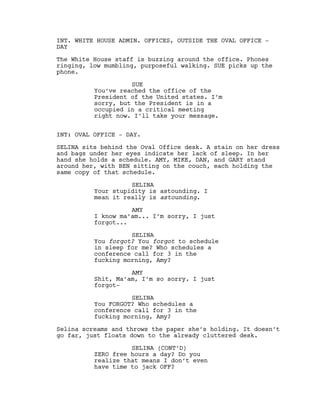 FINAL DRAFT VEEP SPEC | PDF
