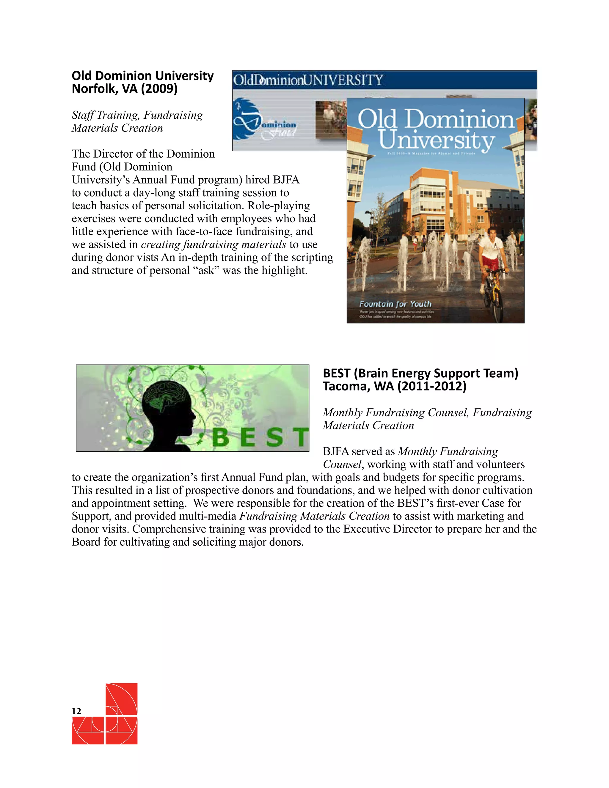 2 - Brian J Fair - Services and Client Experience - PFP - 1-14-16 | PDF