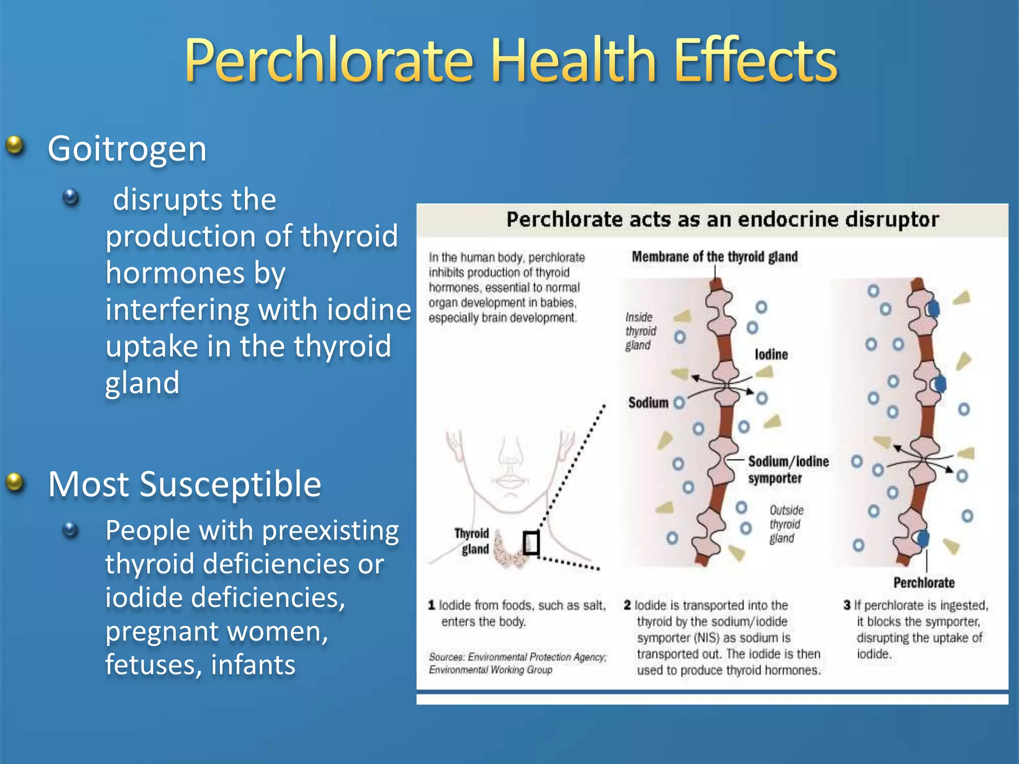 Perchlorate Effects in the Water System | PPT